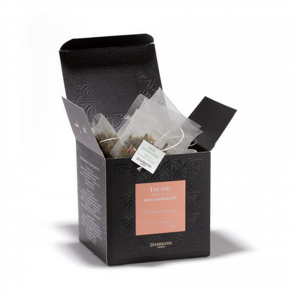 MISS DAMMANN, 25 sachets Cristal®- Thé vert aromatisé n°477