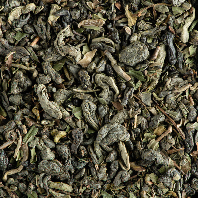 Flavored green tea - Thé vert à la menthe